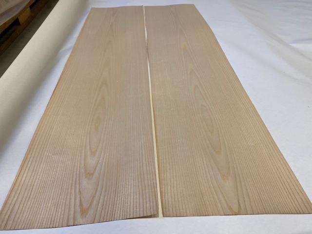 Ash veneer (flat-cut) - 2 pcs, 13-1/2" x 58" - DomEx Hardwoods