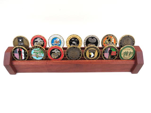 Coin Rack Displays (Cherry) - DomEx Hardwoods