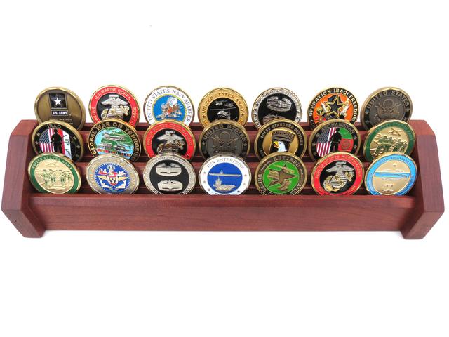 Coin Rack Displays (Cherry) - DomEx Hardwoods