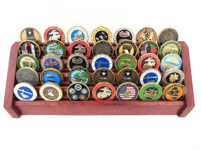 Coin Rack Displays (Cherry) - DomEx Hardwoods