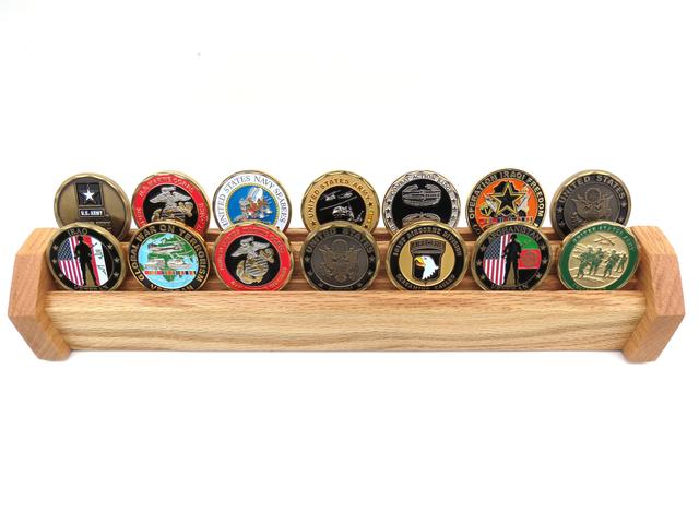 Coin Rack Displays (Oak) - DomEx Hardwoods