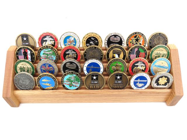 Coin Rack Displays (Oak) - DomEx Hardwoods