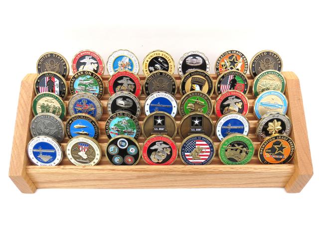 Coin Rack Displays (Oak) - DomEx Hardwoods