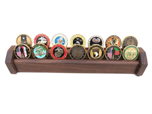 Coin Rack Displays (Walnut) - DomEx Hardwoods