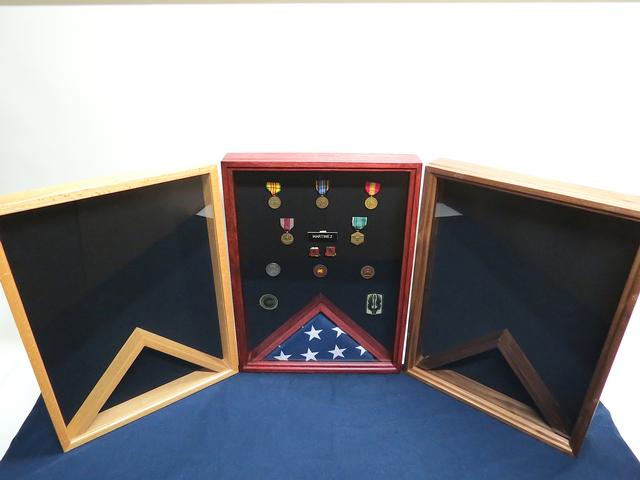 Flag Case / Shadow Box Combo - DomEx Hardwoods