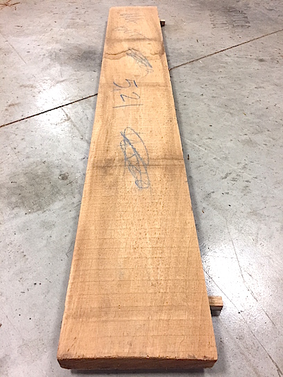 Butternut, 1-1/2" x 8-1/4" x 59" - DomEx Hardwoods