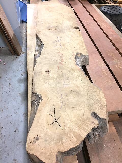 Curly Ash - 2-3/4" x 23-1/4" x 105" - DomEx Hardwoods