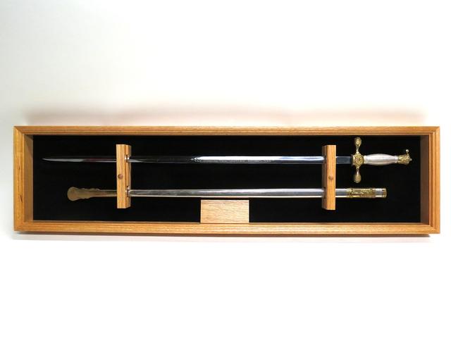 Saber Case - "open wall" (oak) - DomEx Hardwoods